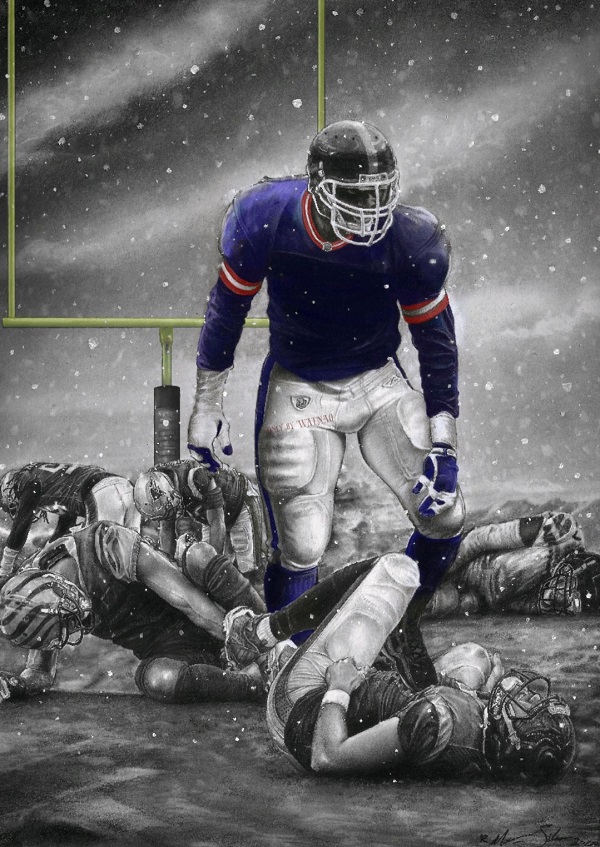 WAINAO ART TEE SHIRT LAURENCE TAYLOR FEAR